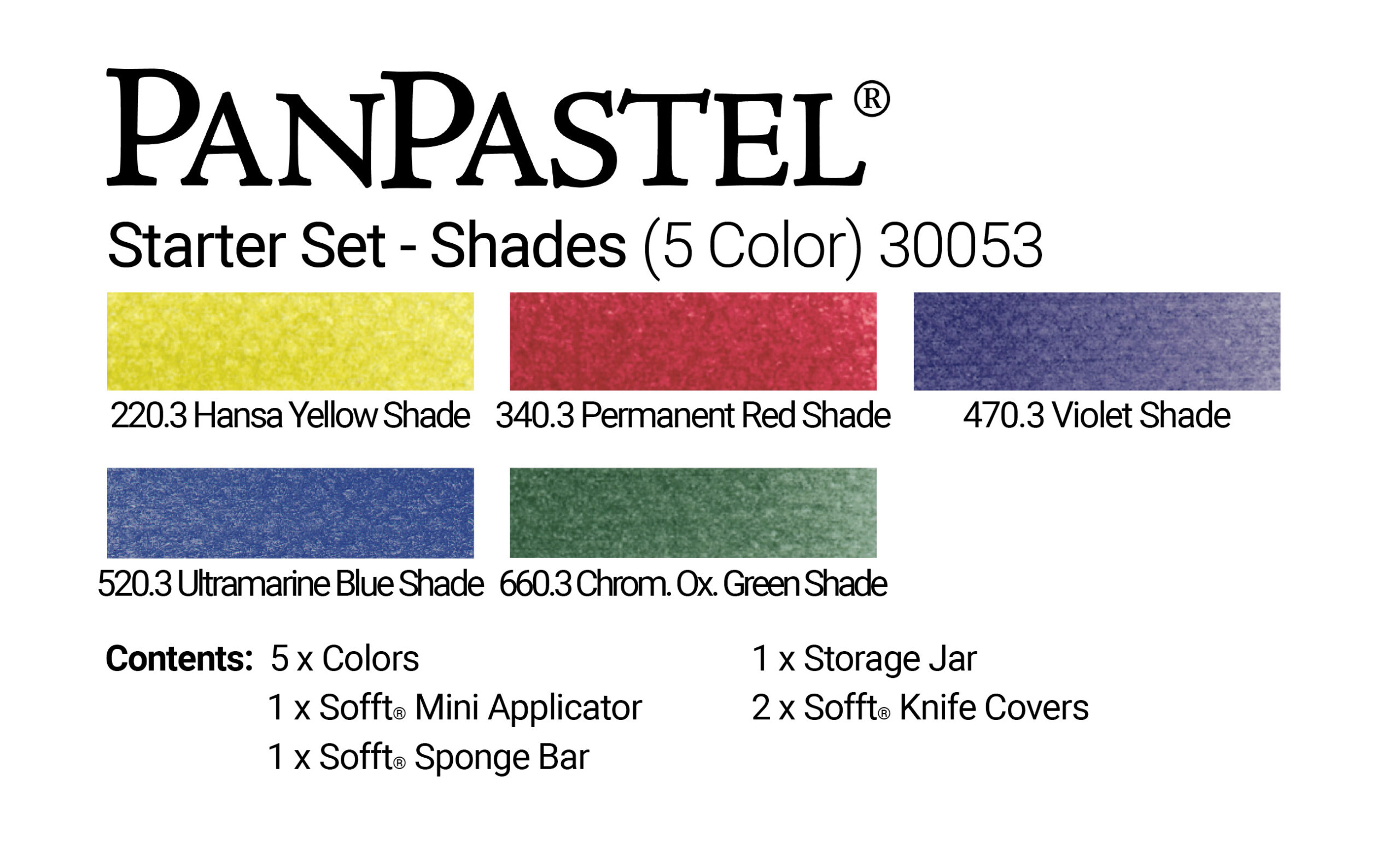 PANPASTEL® 5 Colour Starter Shades Set #30053 – Heinz Jordan & Company ...
