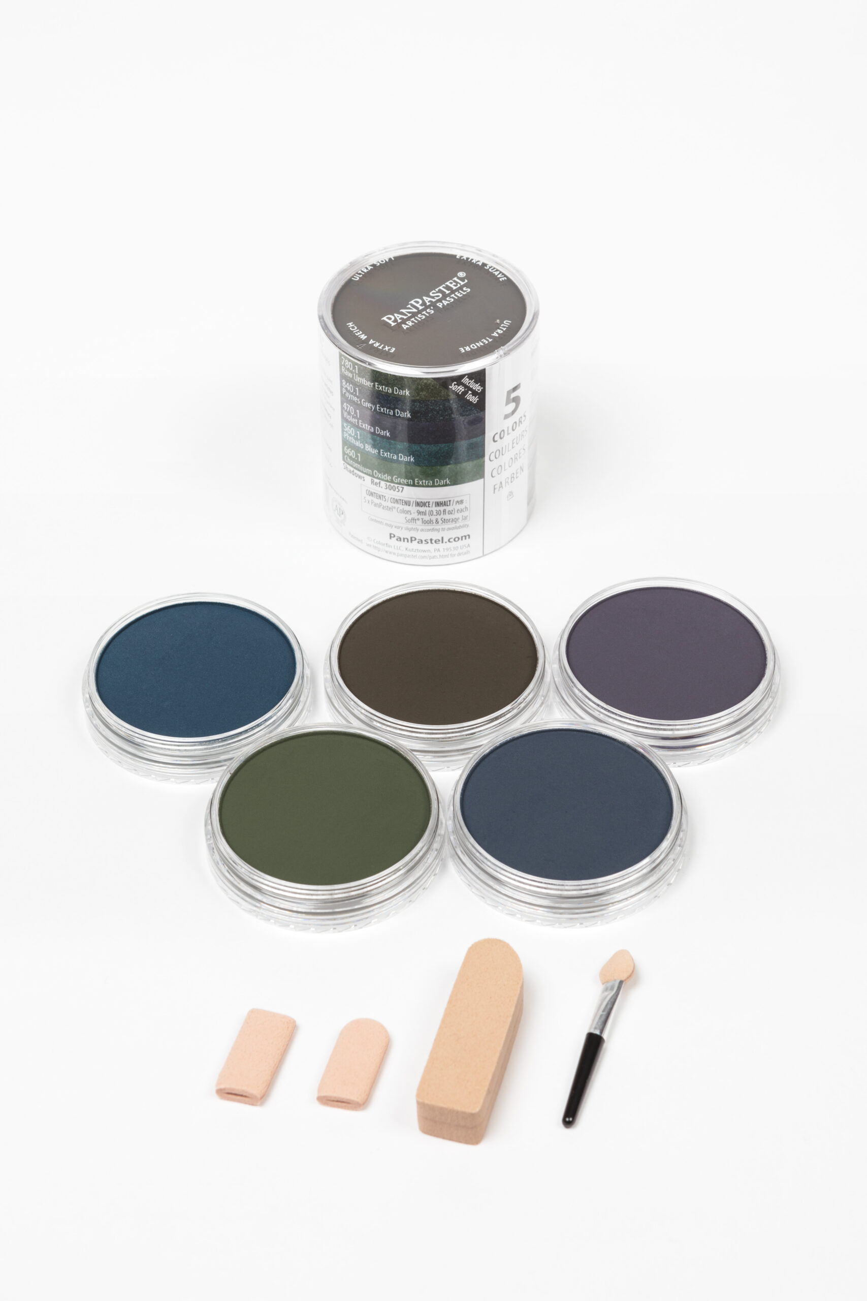 PANPASTEL® 5 Colour Extra Dark Shades Shadows Set #30057 – Heinz Jordan ...