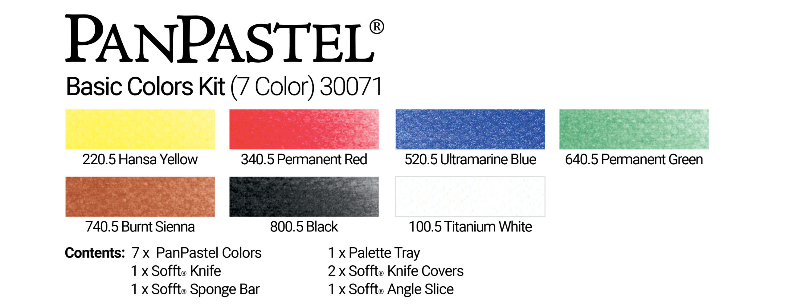 PANPASTEL® 7 Basic Colours Kit #30071 – Heinz Jordan & Company Limited