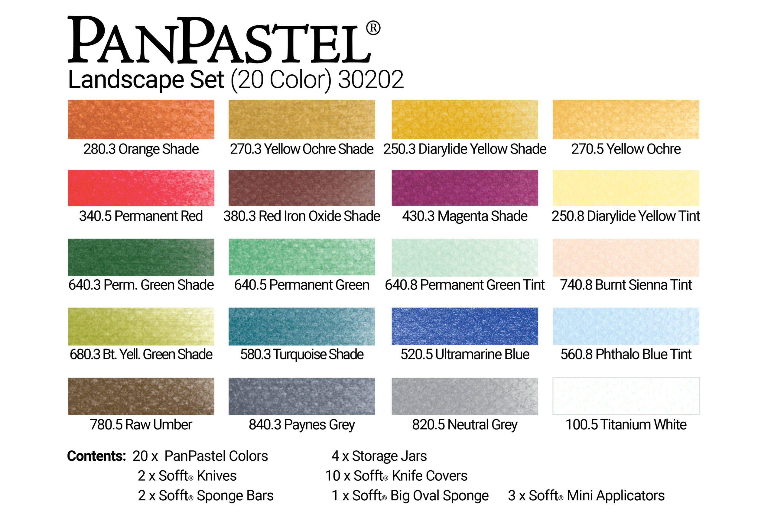 PANPASTEL® 20 Colour Landscape Set #30202 – Heinz Jordan & Company Limited